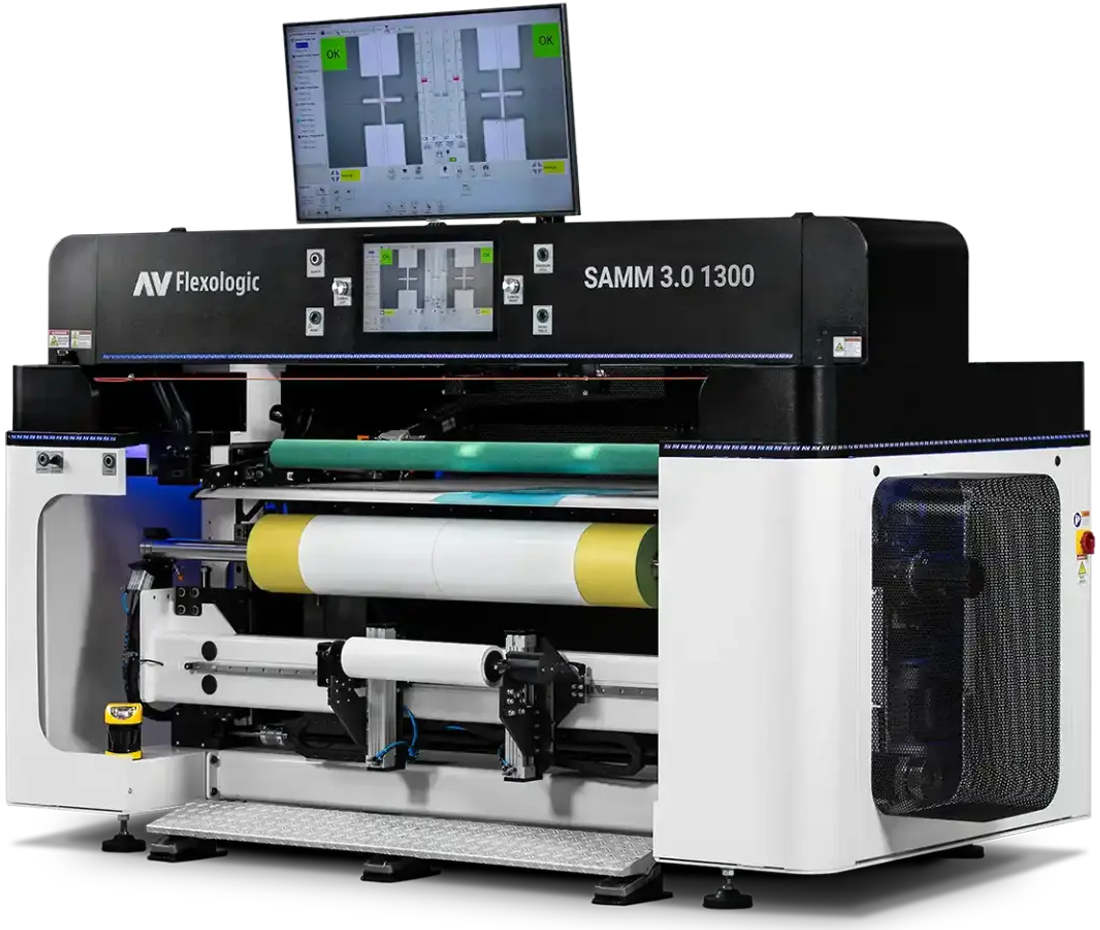SAMM 3.0: Next-Gen Automatic Flexo Plate Mounter | AV Flexologic
